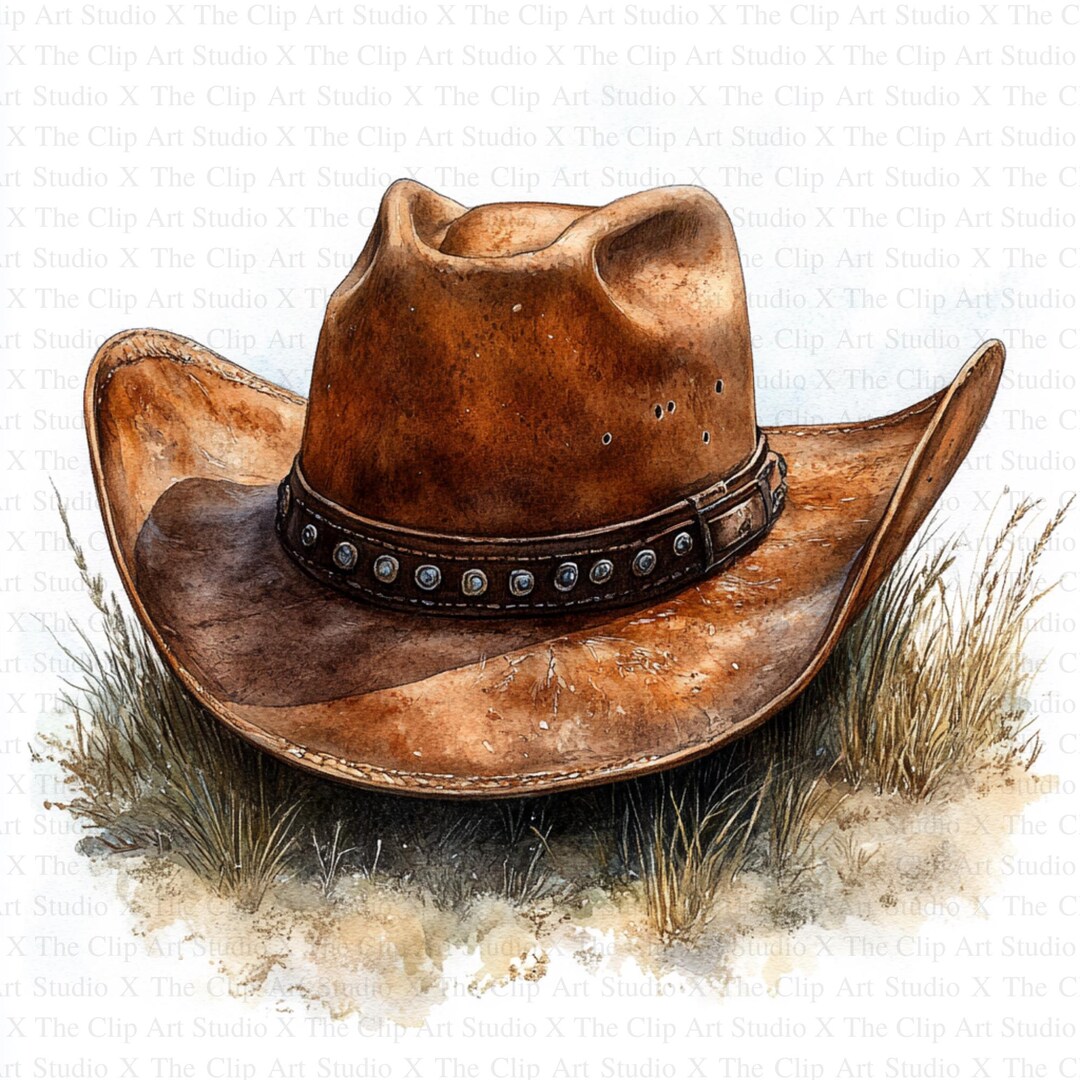 Cowboy Hat Clipart | 10 High Quality Jpgs | Instant Digital Download ...
