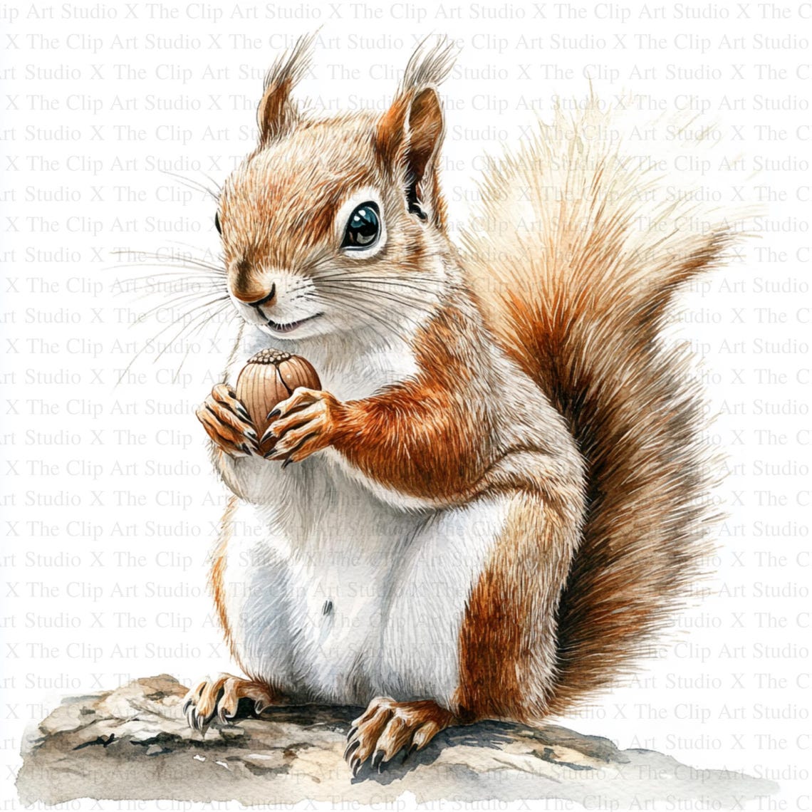 Squirrel Clipart | 10 High Quality Jpgs | Digital Download | Digital ...