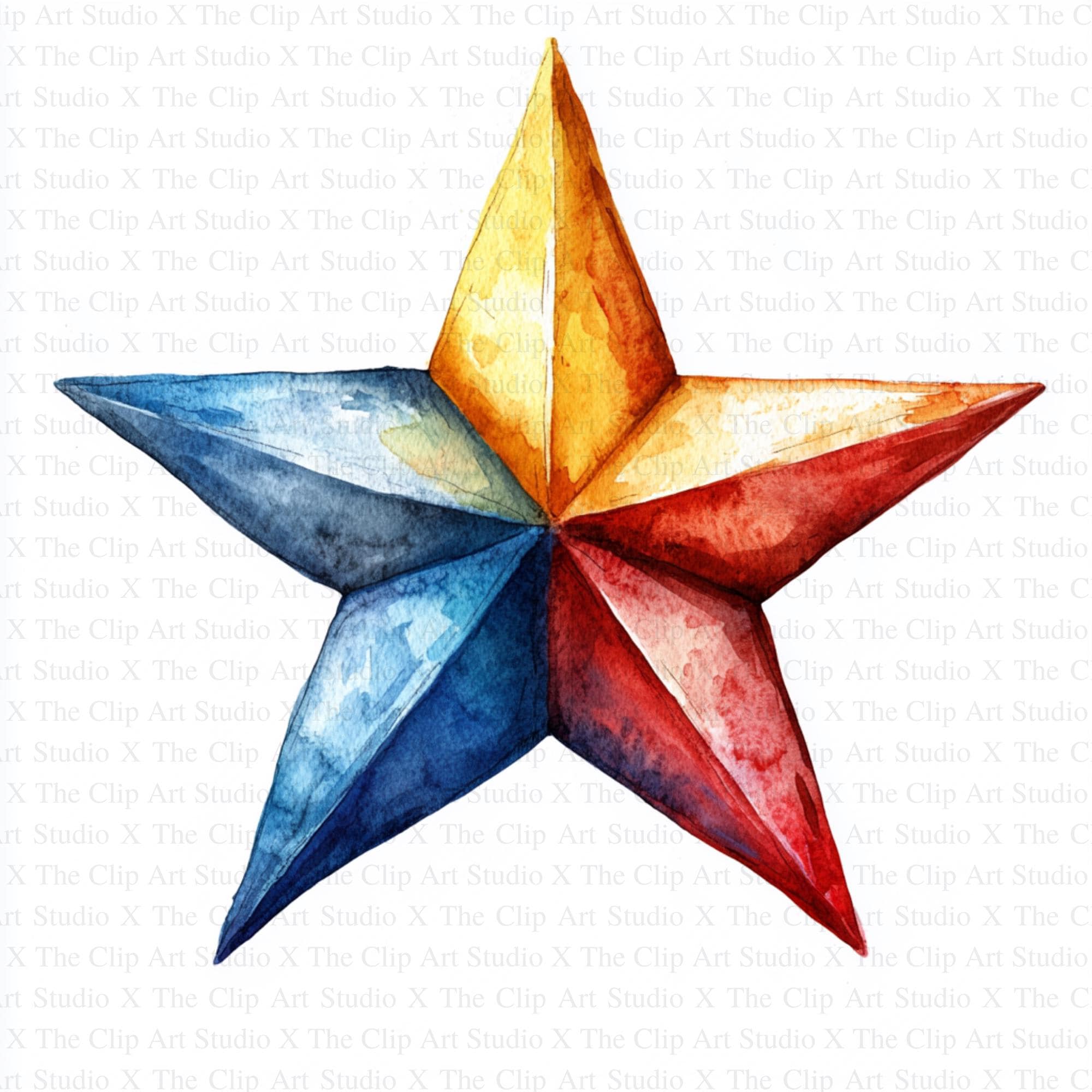 Star Clipart | 10 High Quality Jpgs | Digital Download | Card Making ...