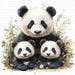 Panda Family Clipart | 10 High Quality Jpgs | Instant Digital Download ...