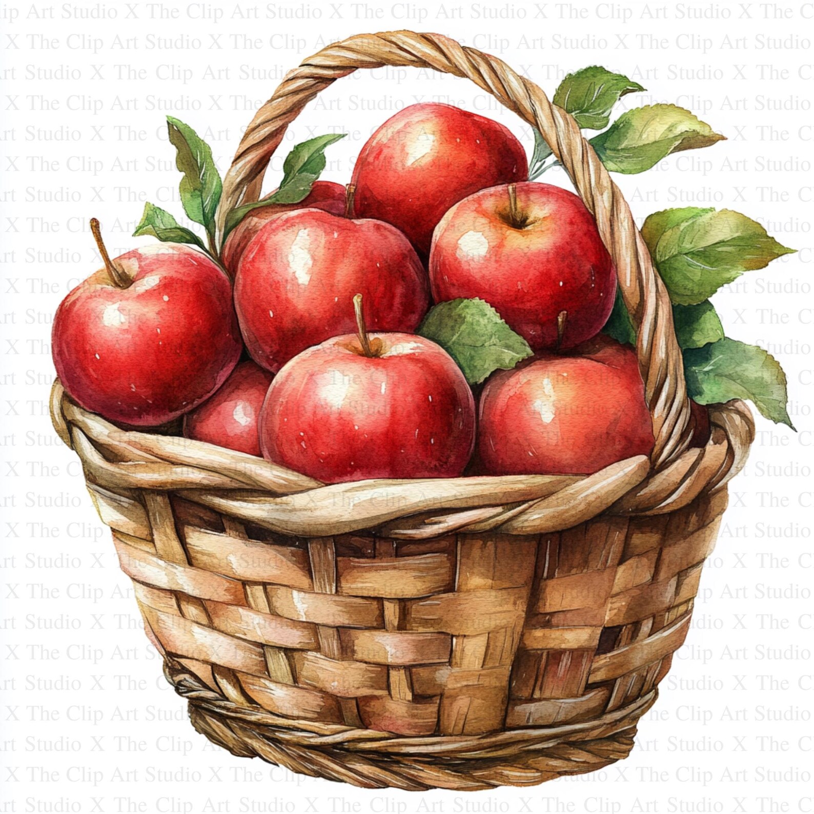 Apple Clipart | 10 High Quality Jpgs | Digital Download | Card Making ...