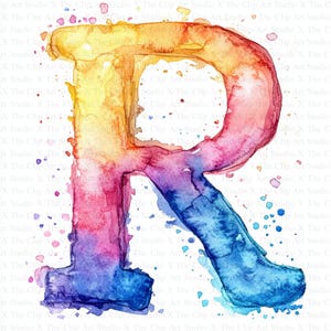 Letter R Clipart | 10 High Quality Jpgs | Digital Download | Card ...