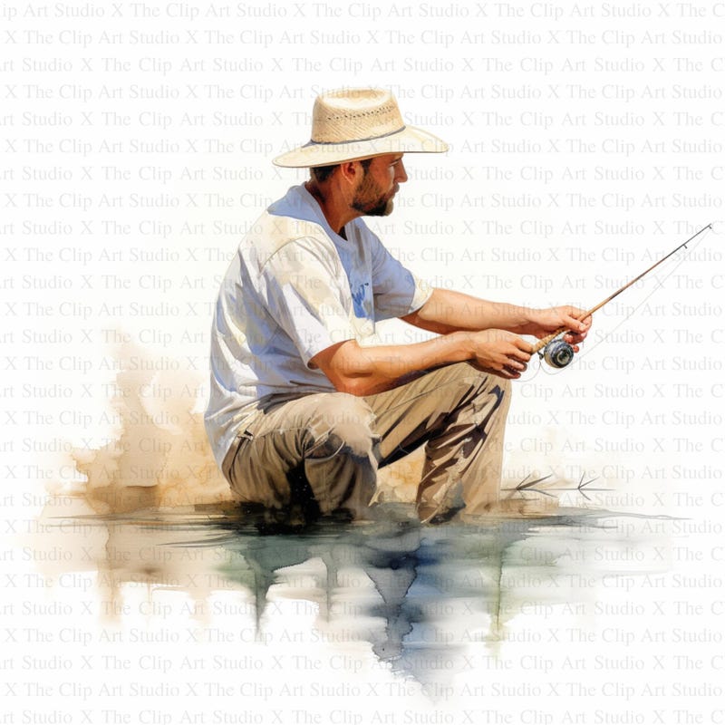 Fishing Clip Art - Etsy