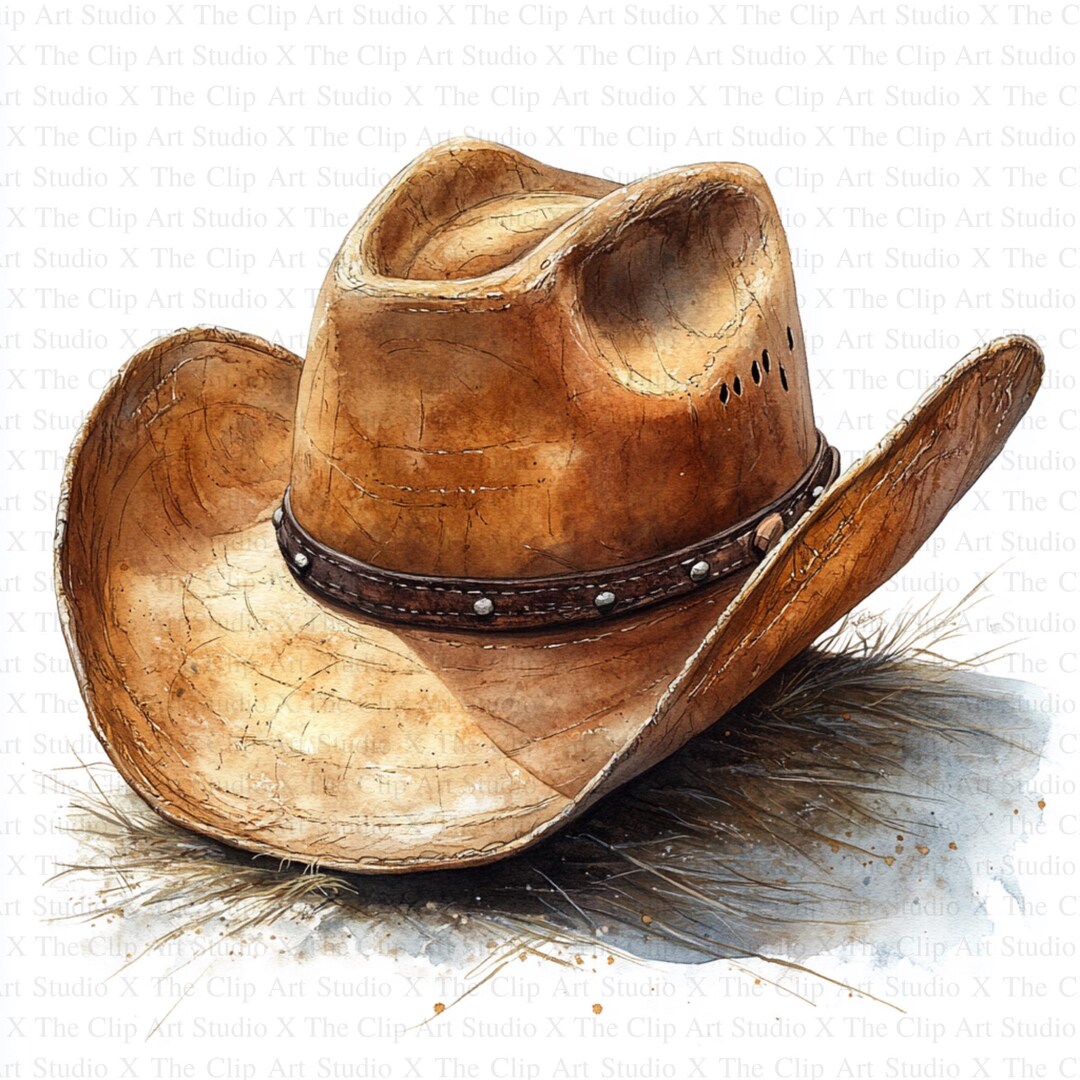 Cowboy Hat Clipart | 10 High Quality Jpgs | Instant Digital Download ...