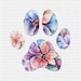 Floral Paw Prints Clipart | 10 High Quality Jpgs | Digital Download ...