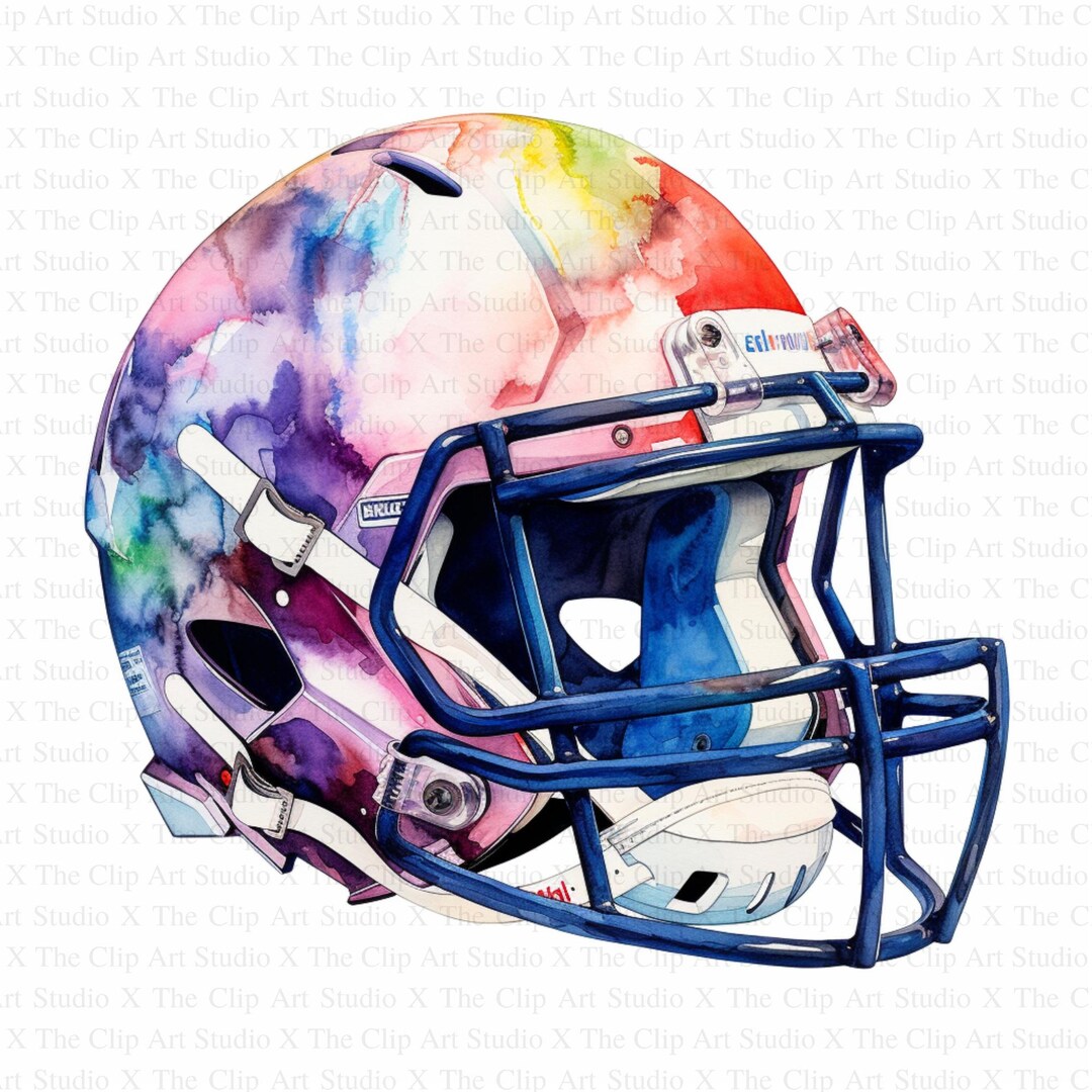 Football Helmet Clipart | 10 High Quality Jpgs | Digital Download ...