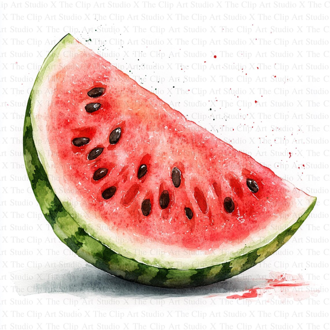 Watermelon Clipart | 10 High Quality Jpgs | Nursery Art | Card Making ...