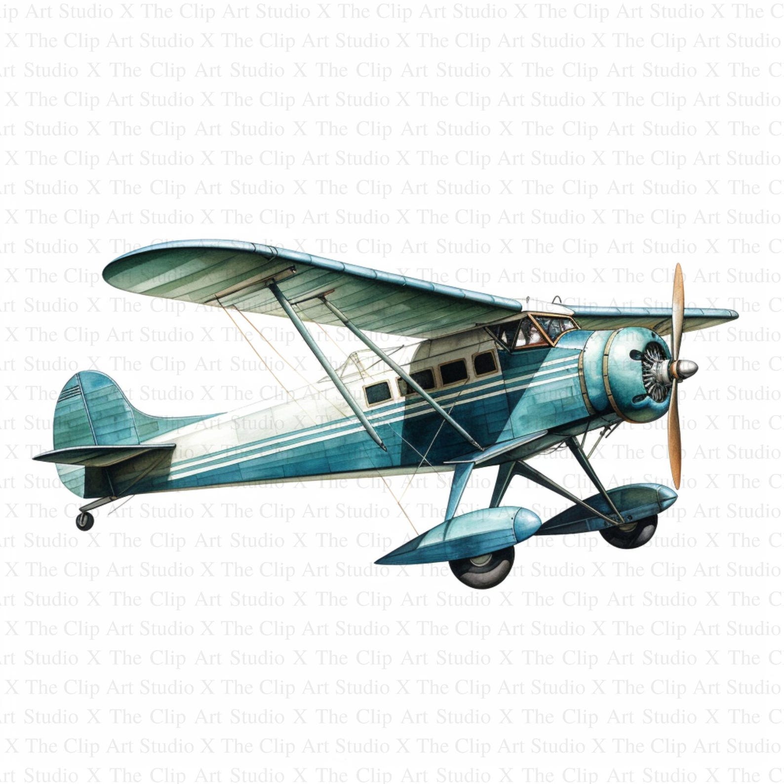 Vintage Planes Clipart | 10 High Quality Jpgs | Digital Download | Junk ...