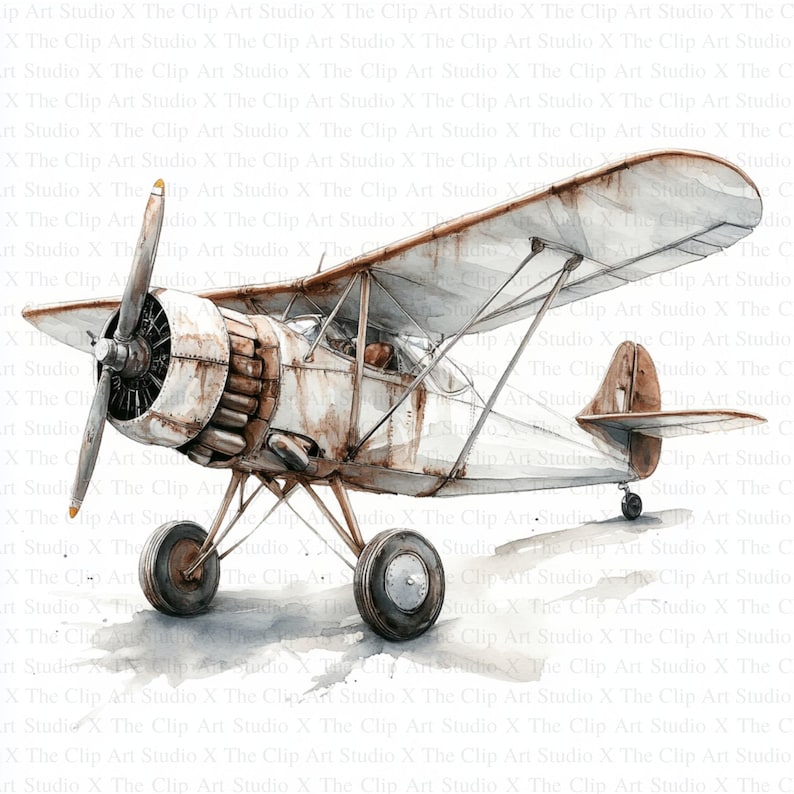 Vintage Planes Clipart | 10 High Quality Jpgs | Digital Download | Junk ...
