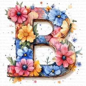 Letter B Clipart | 10 High Quality Jpgs | Digital Download | Nursery ...