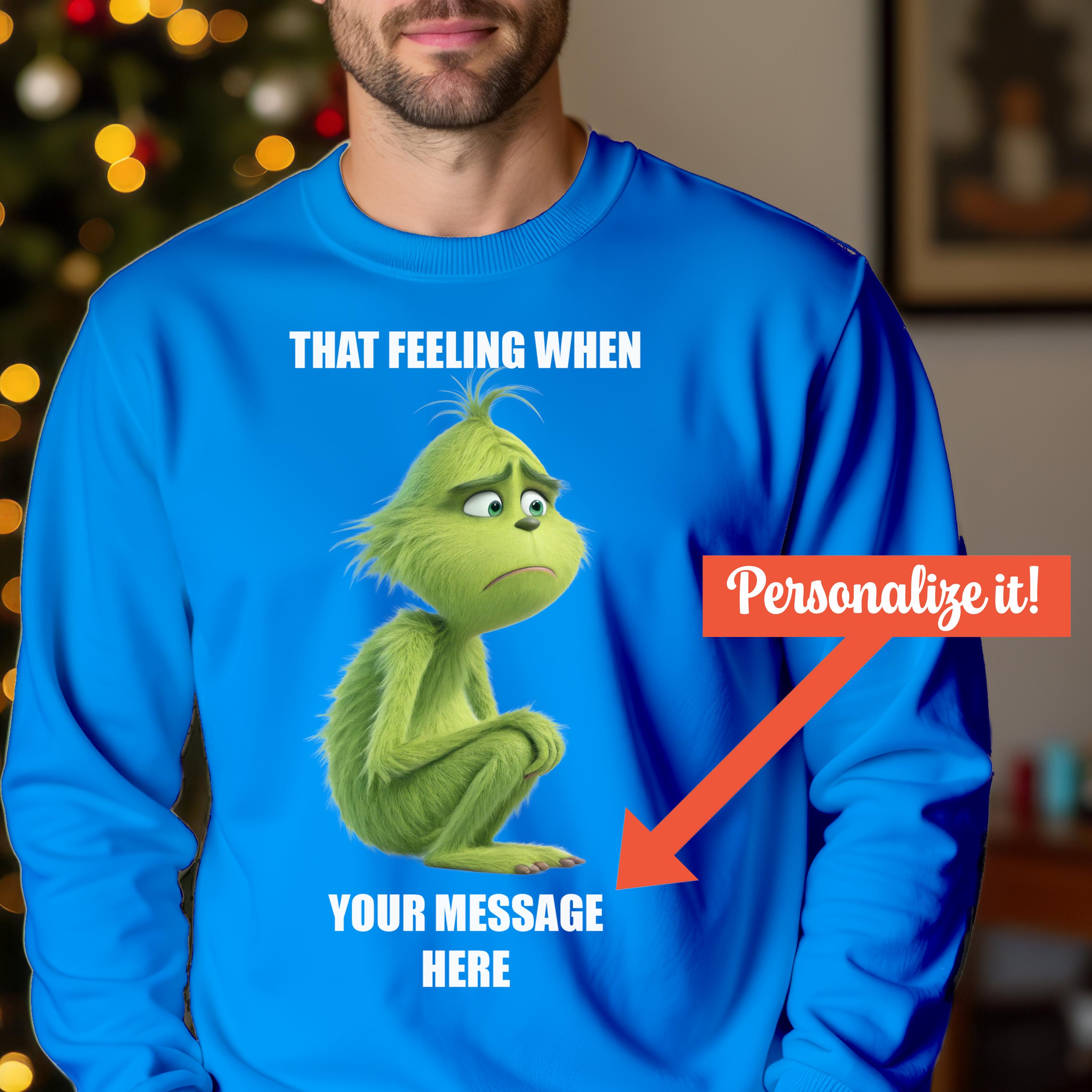 Grinch That Feeling When, Personalized, Customized, Knee Surgery is ...
