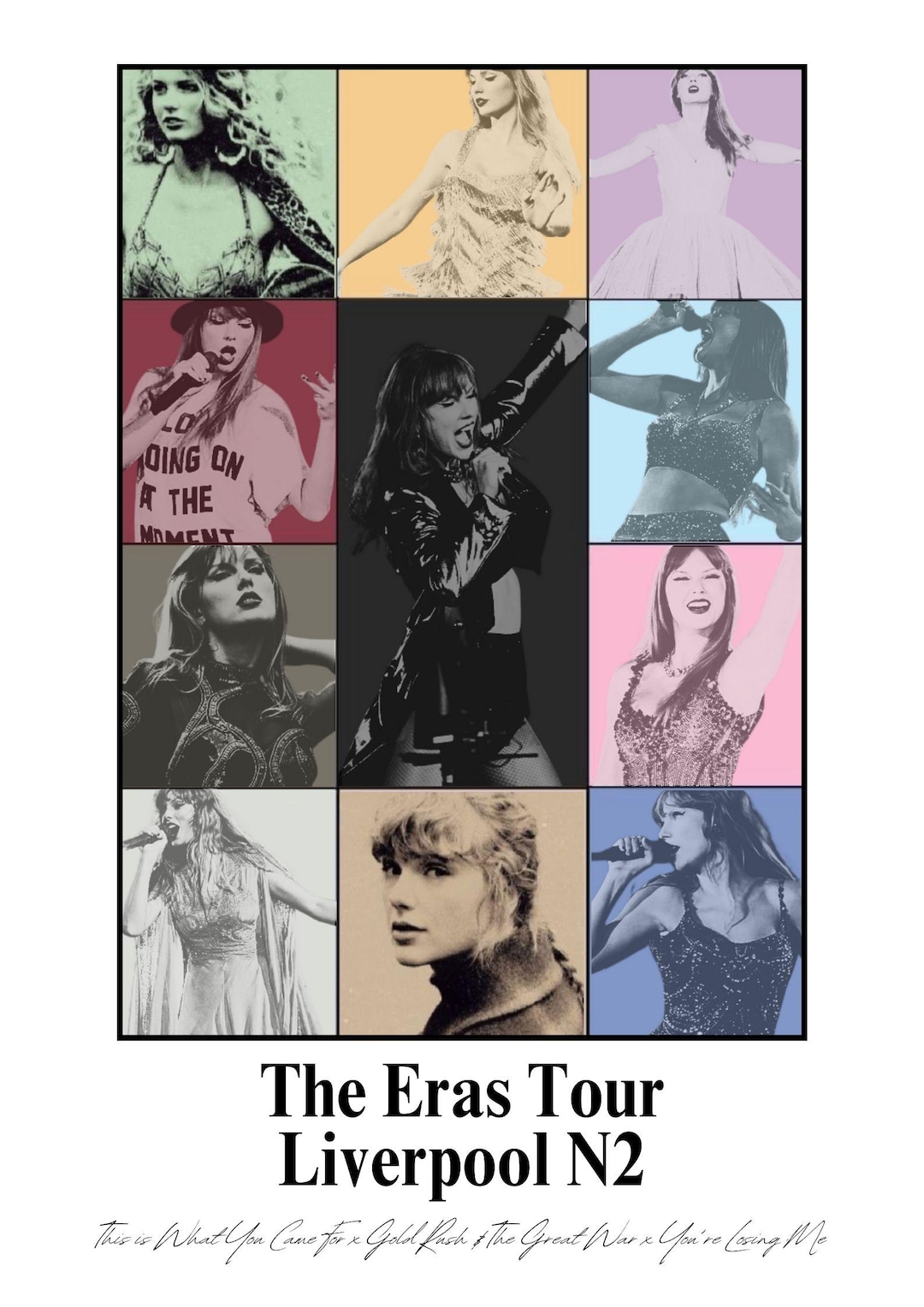 Taylor Swift the Eras Tour Liverpool Night 2 Poster Digital Download - Etsy
