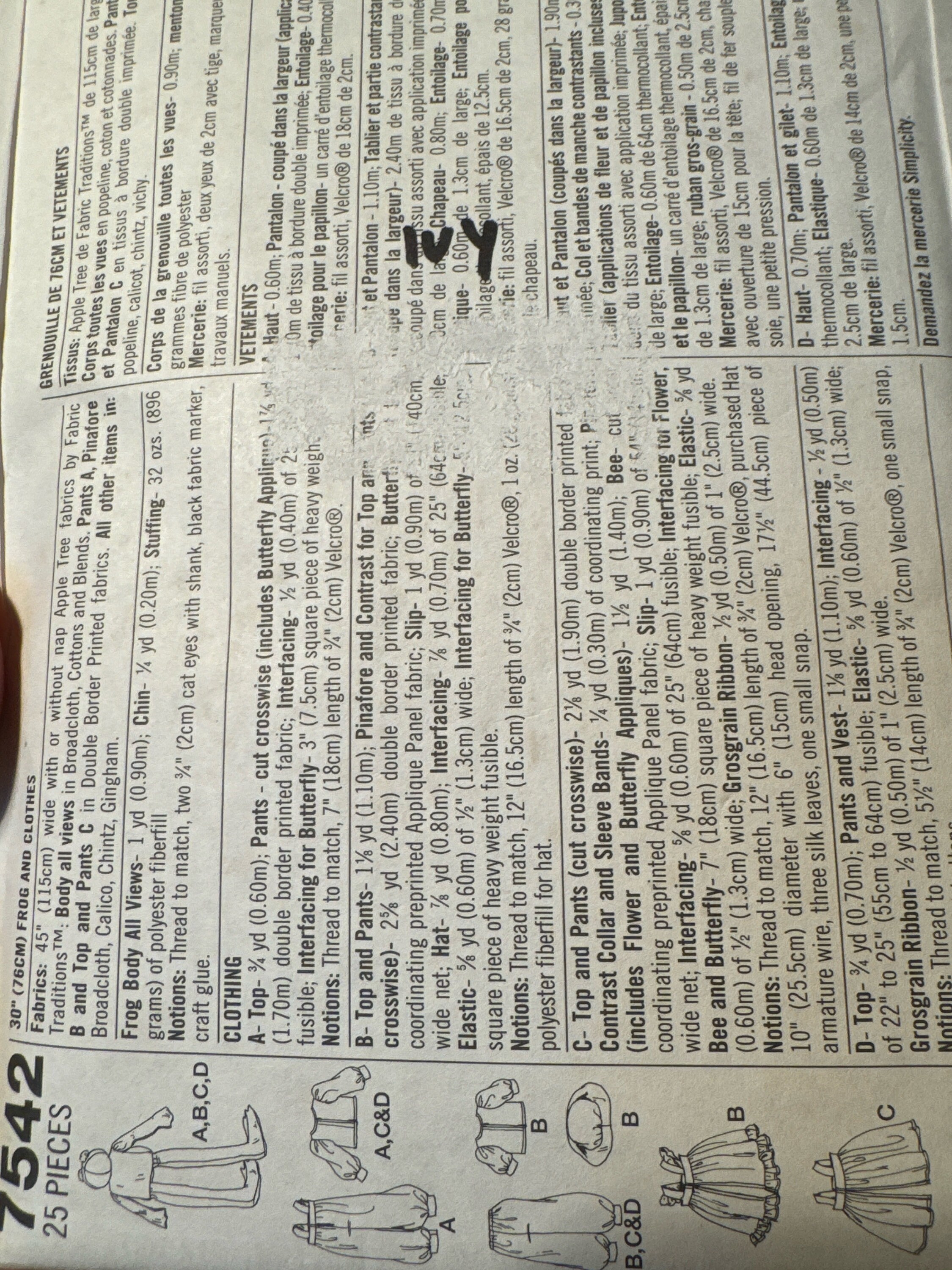 Frog People, Geese and Roosters: Simplicity 6721, Mccalls 3699 ...