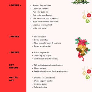 Christmas Party Planner - Etsy
