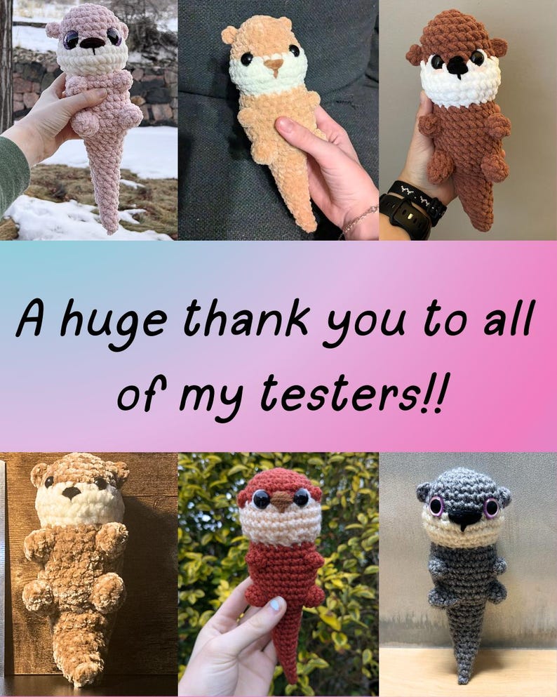 Olive the Otter Crochet Pattern - Etsy