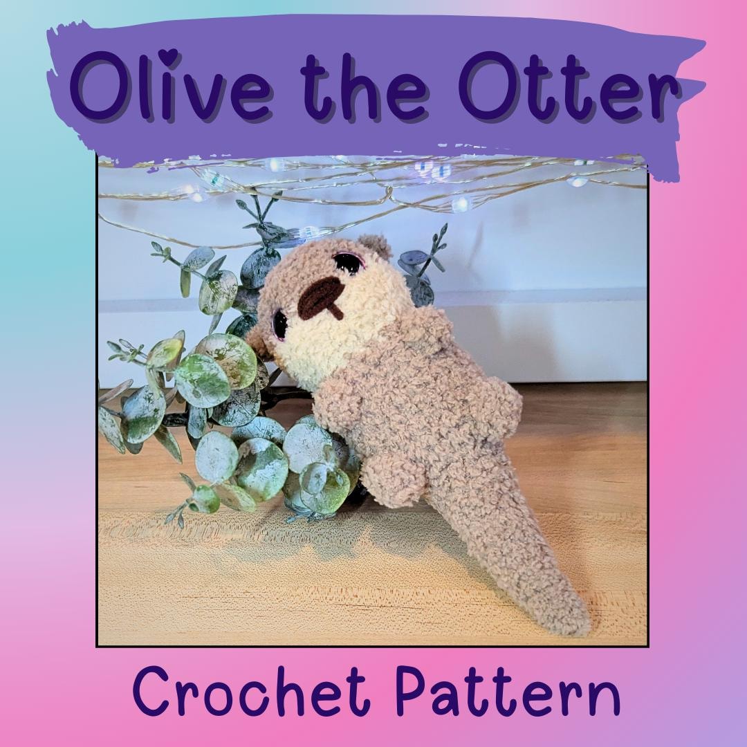 Olive the Otter Crochet Pattern - Etsy