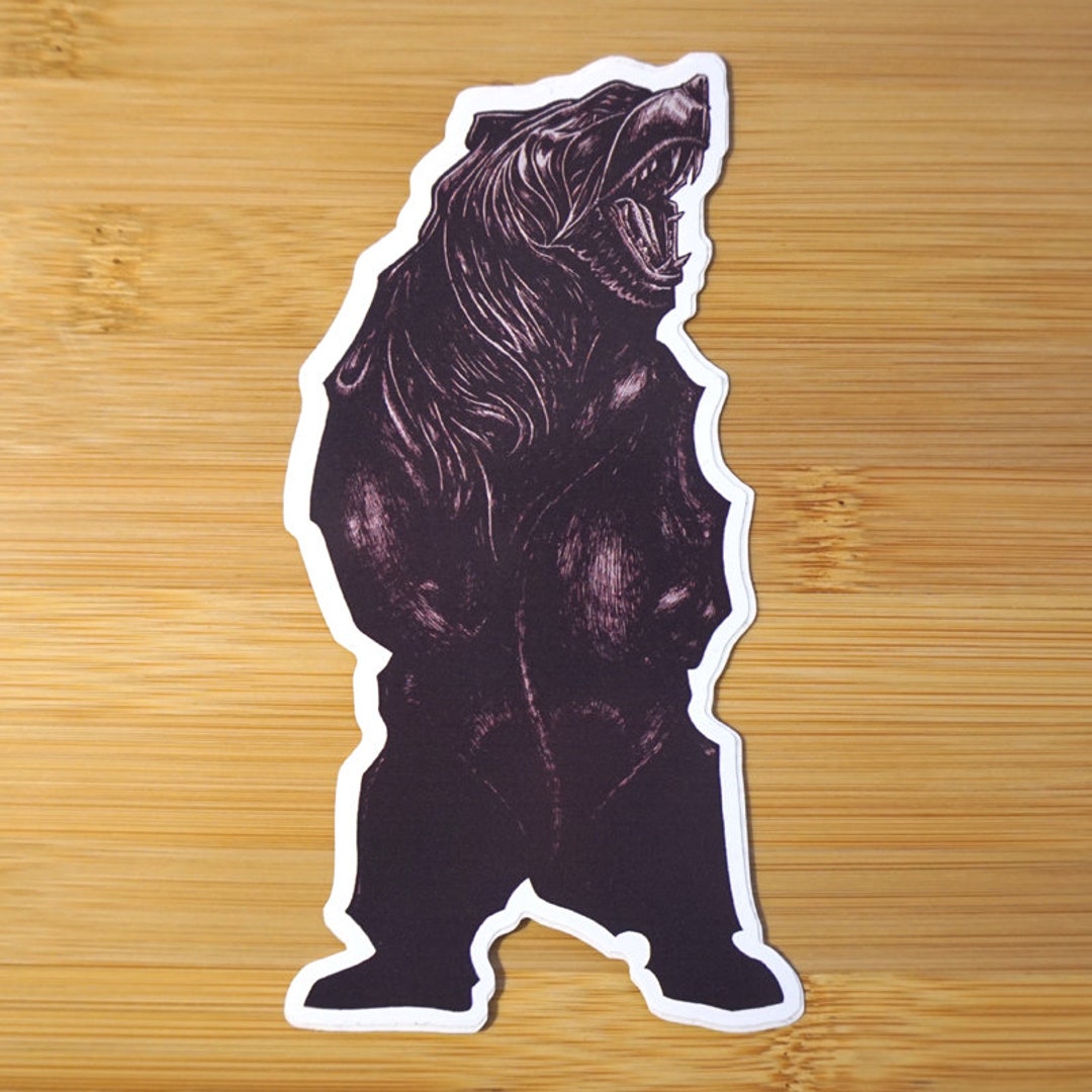 Bear | Vinyl Sticker - Etsy