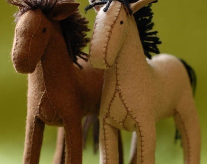 Felt Horse Pattern PDF - Etsy