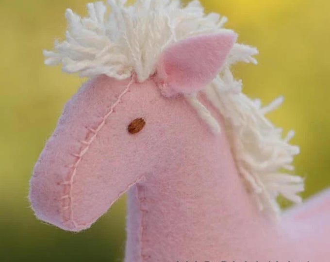 Felt Horse Pattern PDF - New and Improved, Instant Download - Etsy