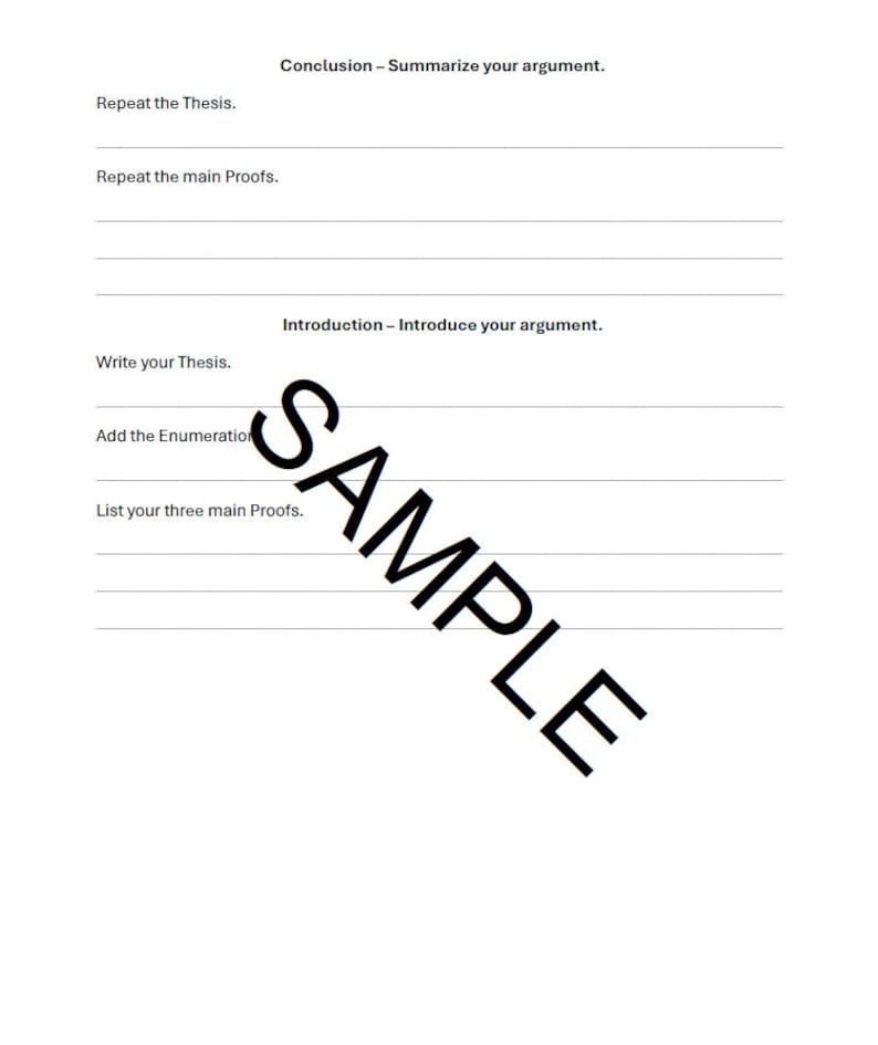 CC Challenge B - LTW Worksheets, Outline, & Template - Etsy