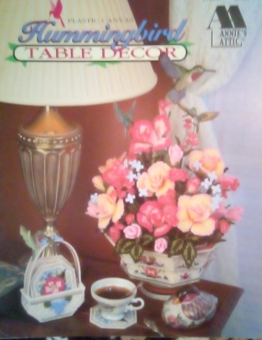 Hummingbird Table Decor by Annie's Attic Plastic Canvas Pattern ...