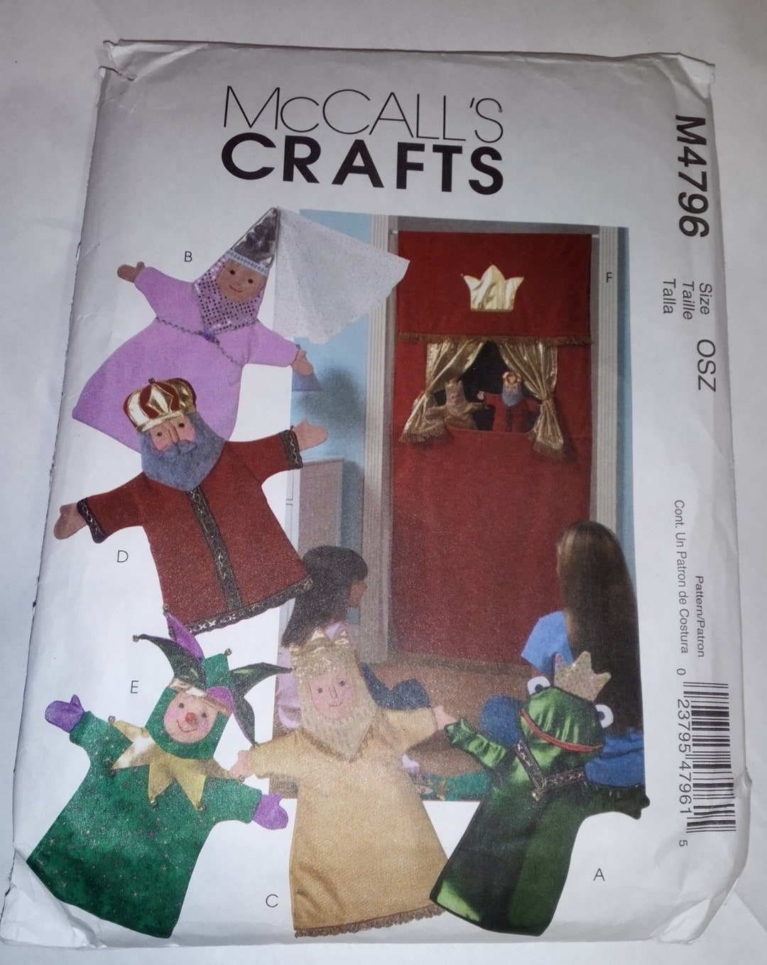 Uncut Mccalls Craft M4796 Sewing Pattern for Doorway Theater and ...