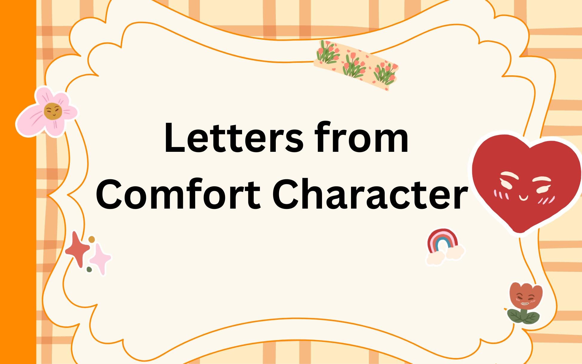 Agere Comfort Character Letters - Etsy