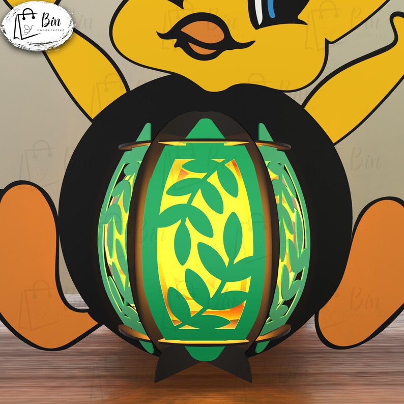 Duck Christmas Paper Cut File Svg, Lantern Lamp Cut File, Lantern ...