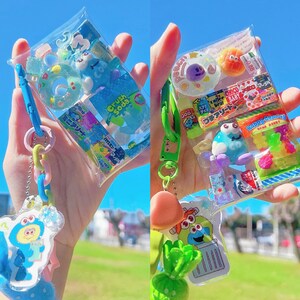 Easter Egg Gacha Pouch Bag Charm - Handmade Miniature Food Keychain ...