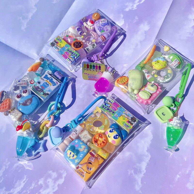 Food Gacha Bag Keychain - Etsy