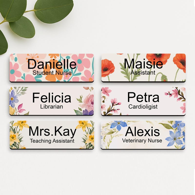 Professional Name Tags - Etsy
