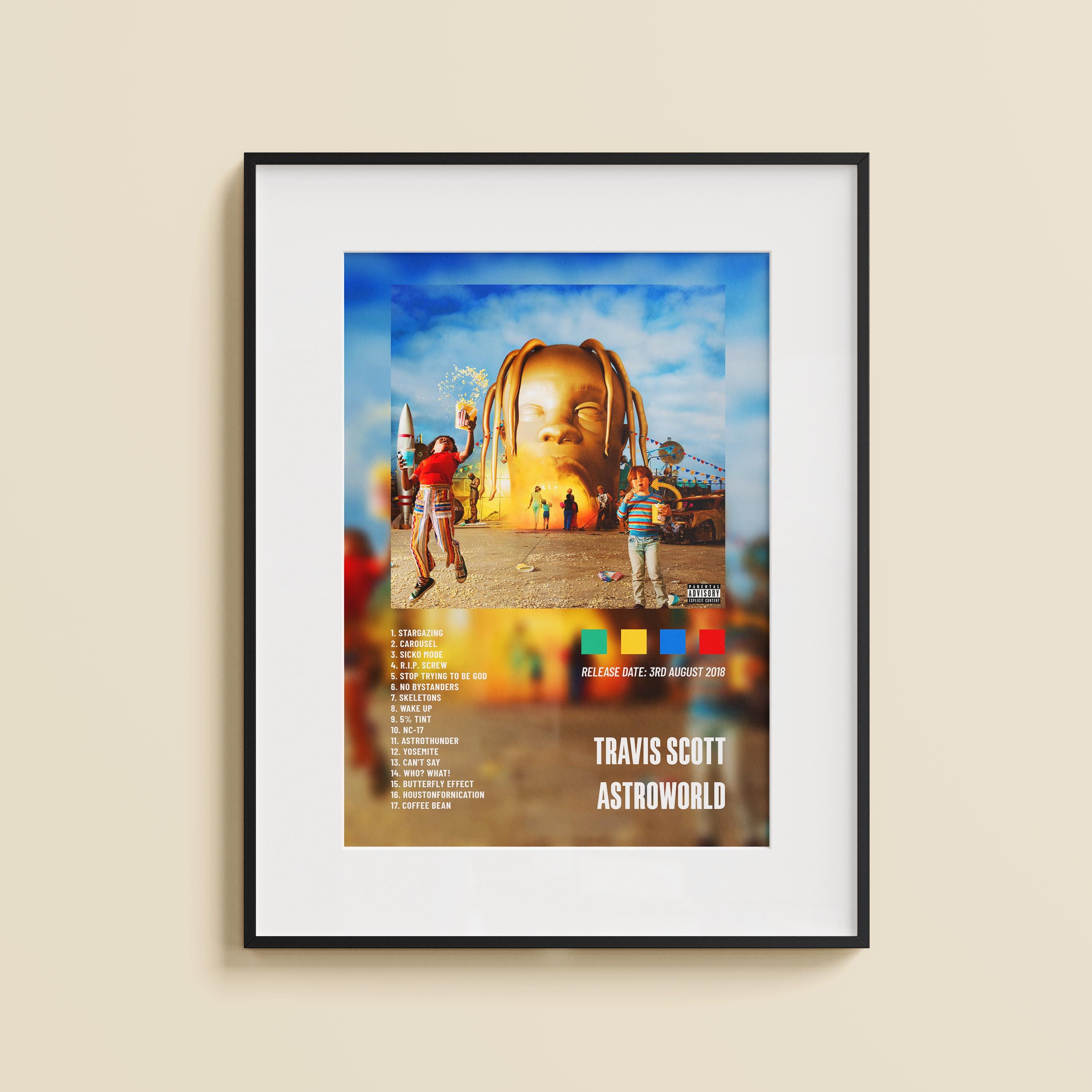 Custom Album Cover Print | Minimalist Music Tracklist Wall Art - Etsy