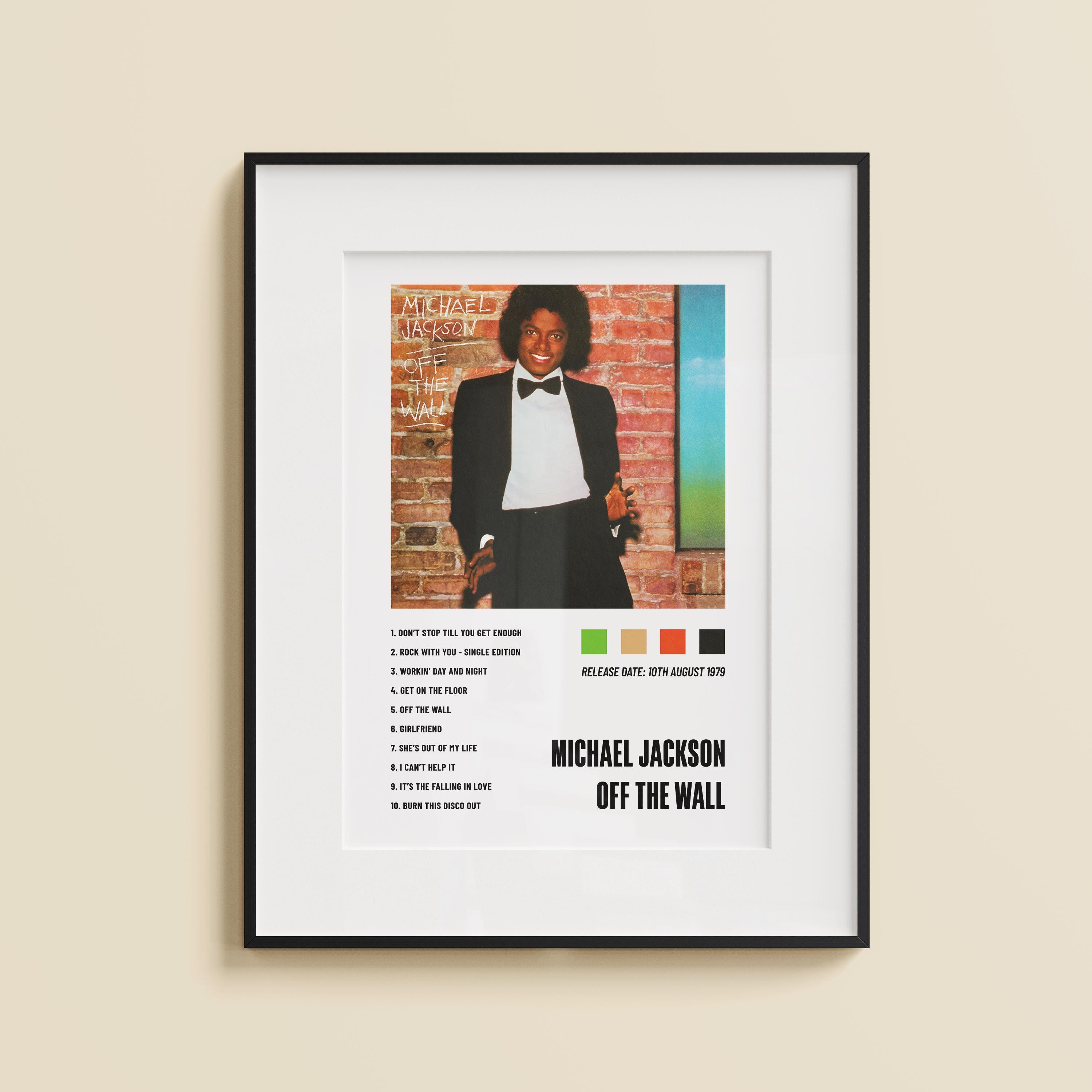 Custom Album Cover Print | Minimalist Music Tracklist Wall Art - Etsy