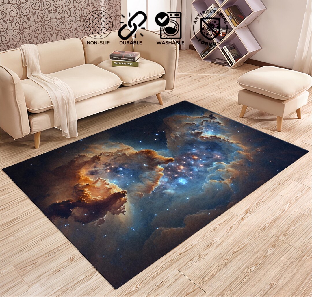 Galaxy Rug, Space Rug, Planet Rug, Kids Room Rug, Teen Room Rug, Area ...