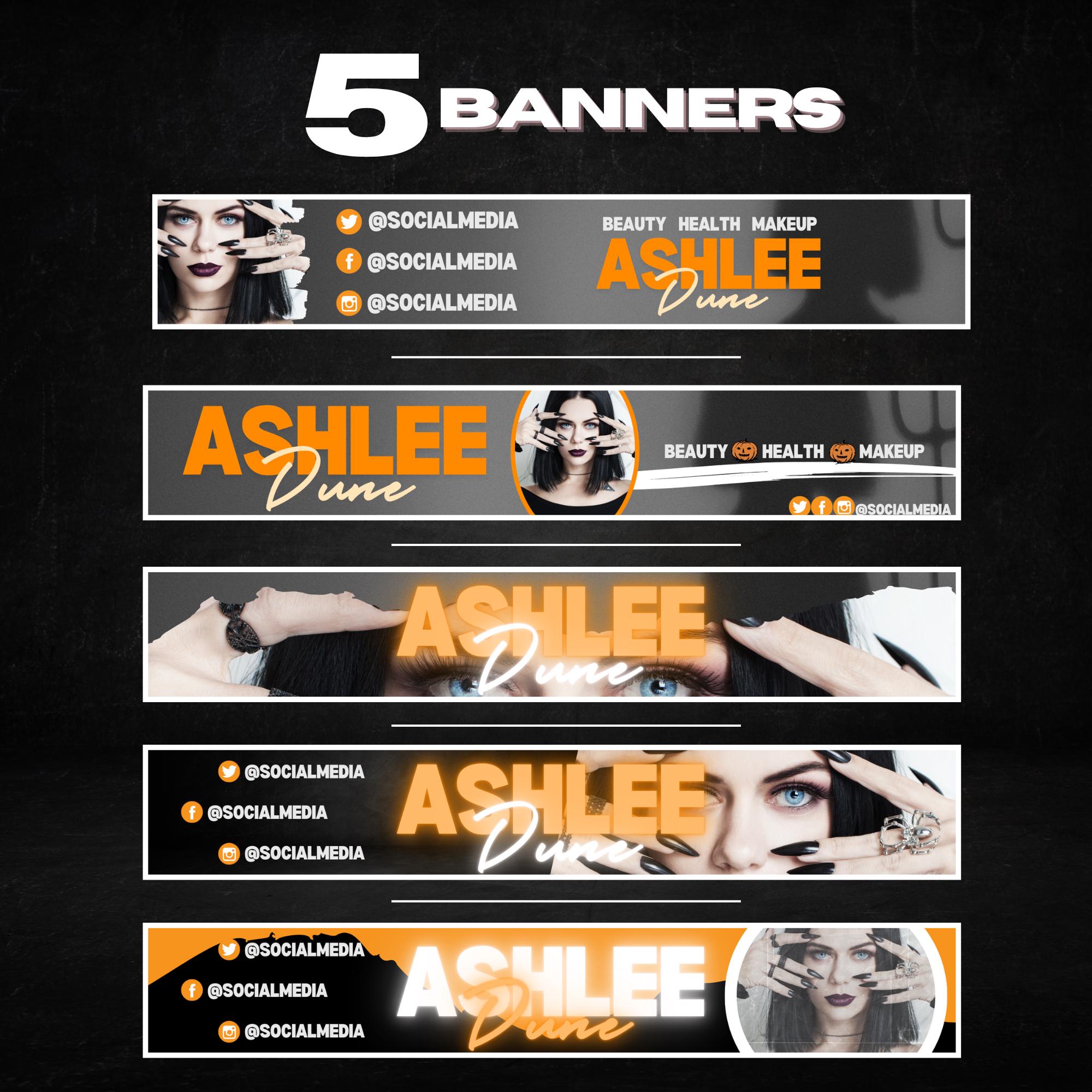 Youtube Channel Kit Spooktober Branding Kit With Banner, Intro, Outro ...