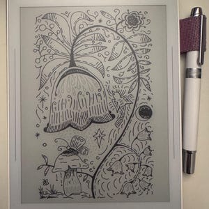 Floral Screensaver Supernote Nomad A6X2 Edition1 - Etsy