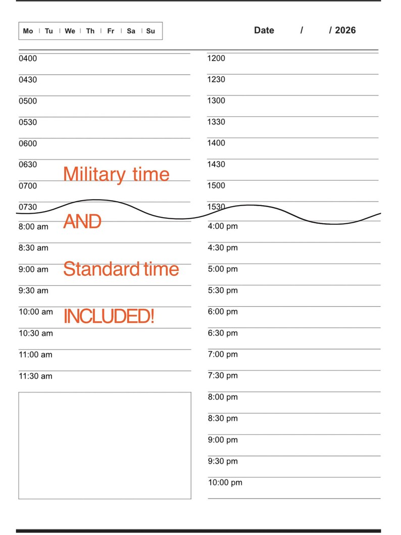 2026 Supernote Nomad Planner: Monday Start, Minimalist Design ...