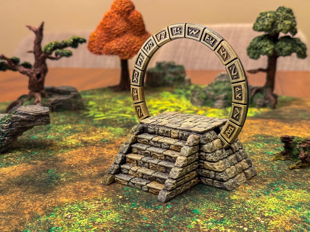 Ancient Stone Portal: Tabletop RPG Terrain by Fat Dragon Games - Etsy