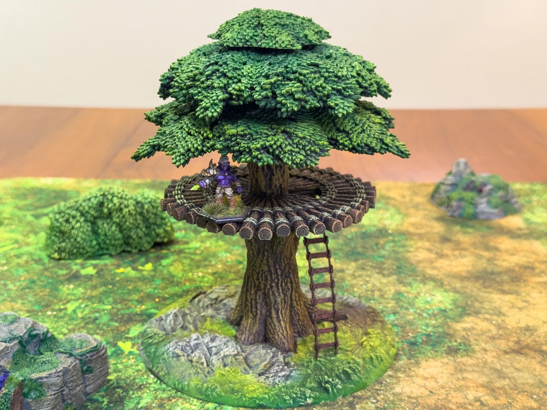 Tree Fort Add-on for Tabletop Games — Modular Trees Collection by Fat ...
