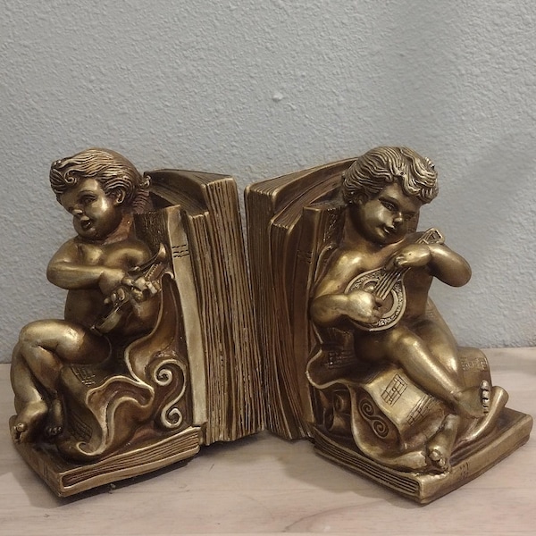 Cherub Bookends - Etsy