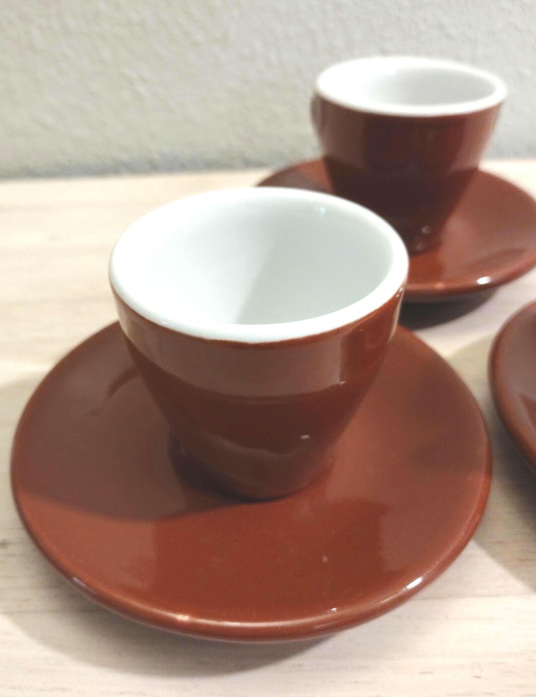 Set of 3 Espresso Cups & Saucers Italian Made Specifically for ...