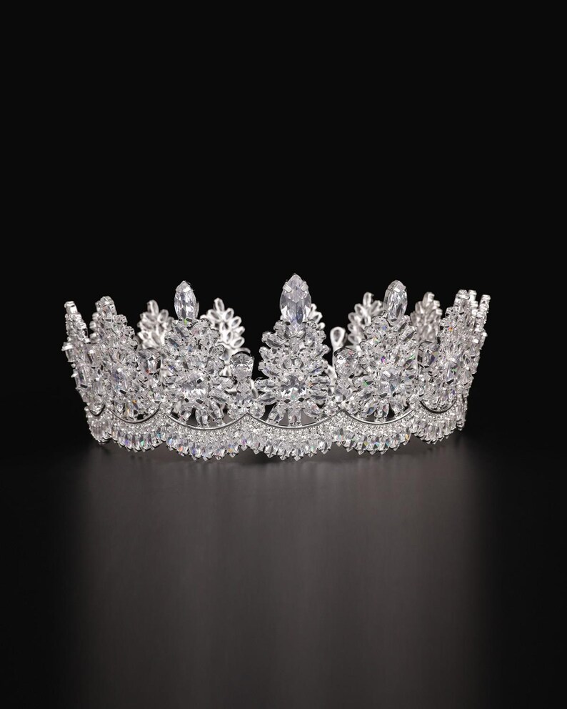 Fulltur Tiara, Princess Tiara, Cystal Wedding Tiara, Special Design ...