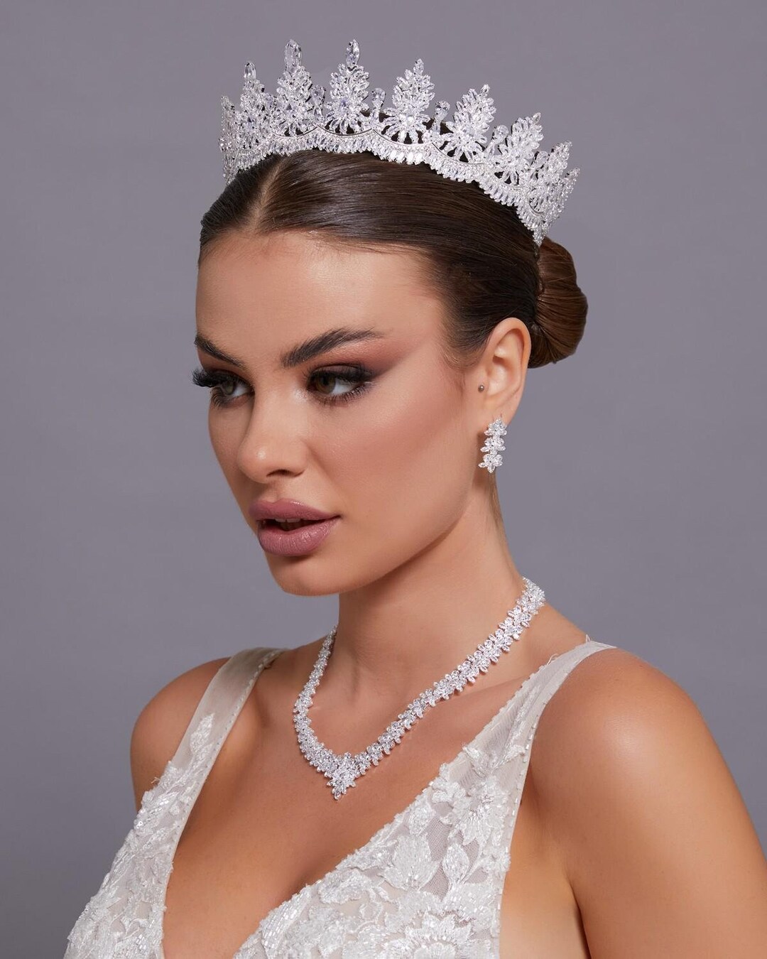 Fulltur Tiara, Princess Tiara, Cystal Wedding Tiara, Special Design ...