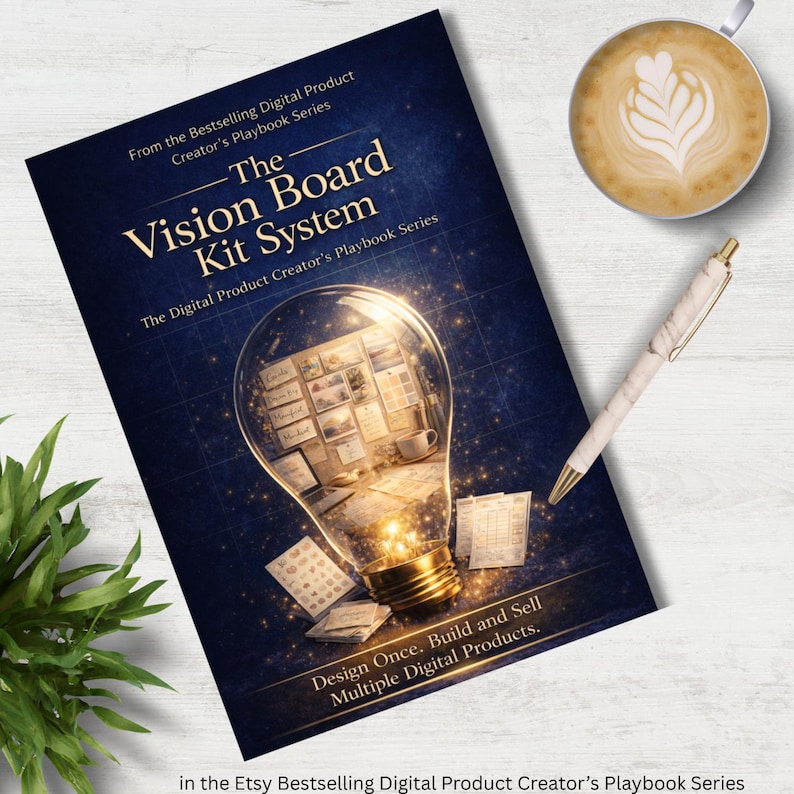 Vision Board Kit System Playbook for Sellers, Digital Product Strategy ...
