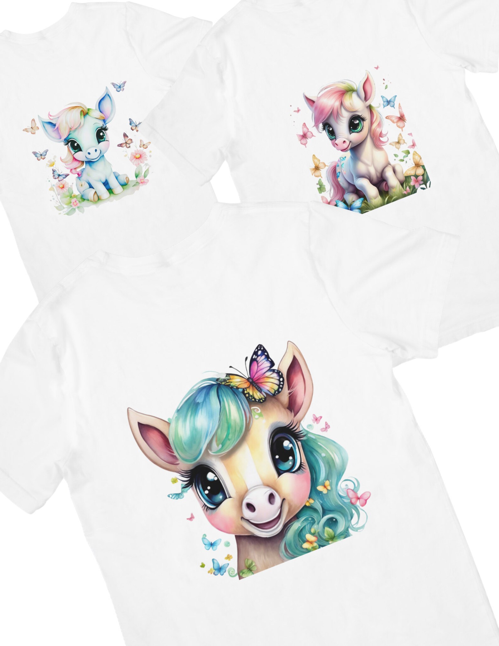 Pretty Little Pony PNG - Pack of 50 Ponies Pngs - Digital Cartoon ...