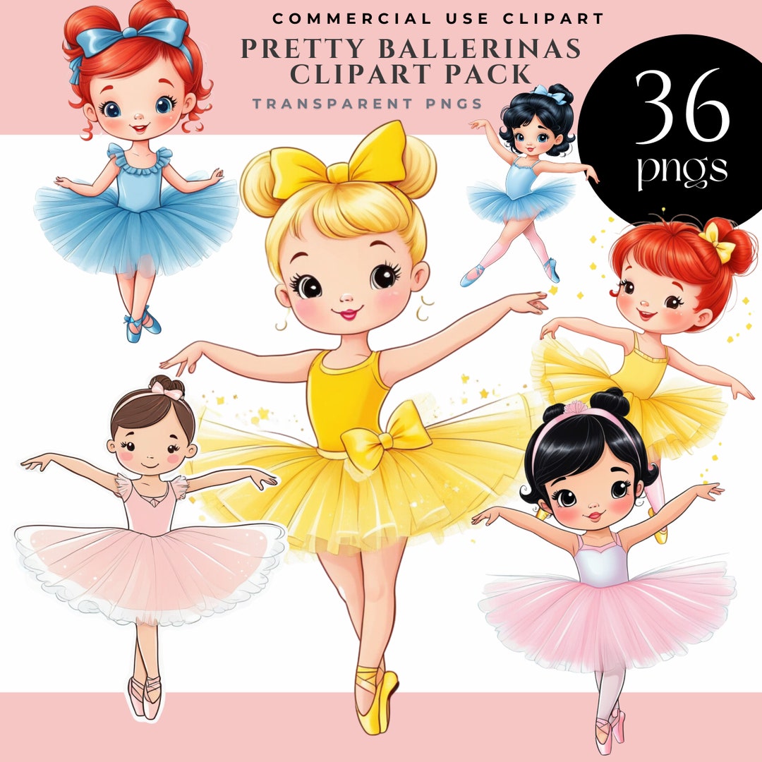 Ballerina Clipart, Baby Ballerina Png, Pink Ballerina Clipart ...