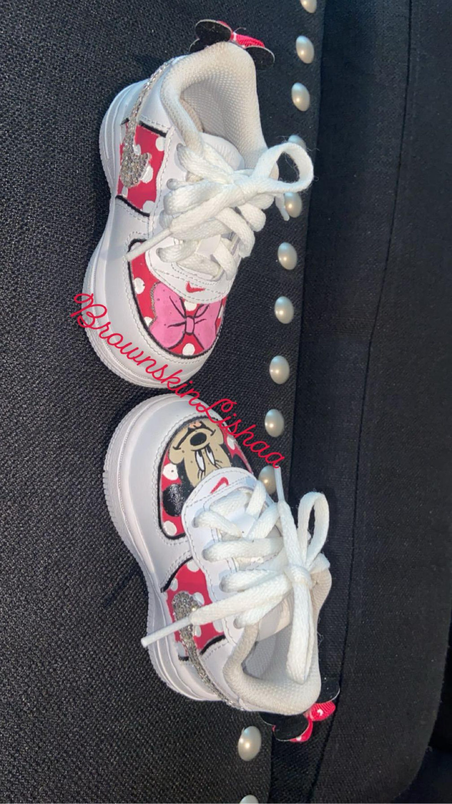 Custom Minnie Mouse Air Force 1s - Etsy