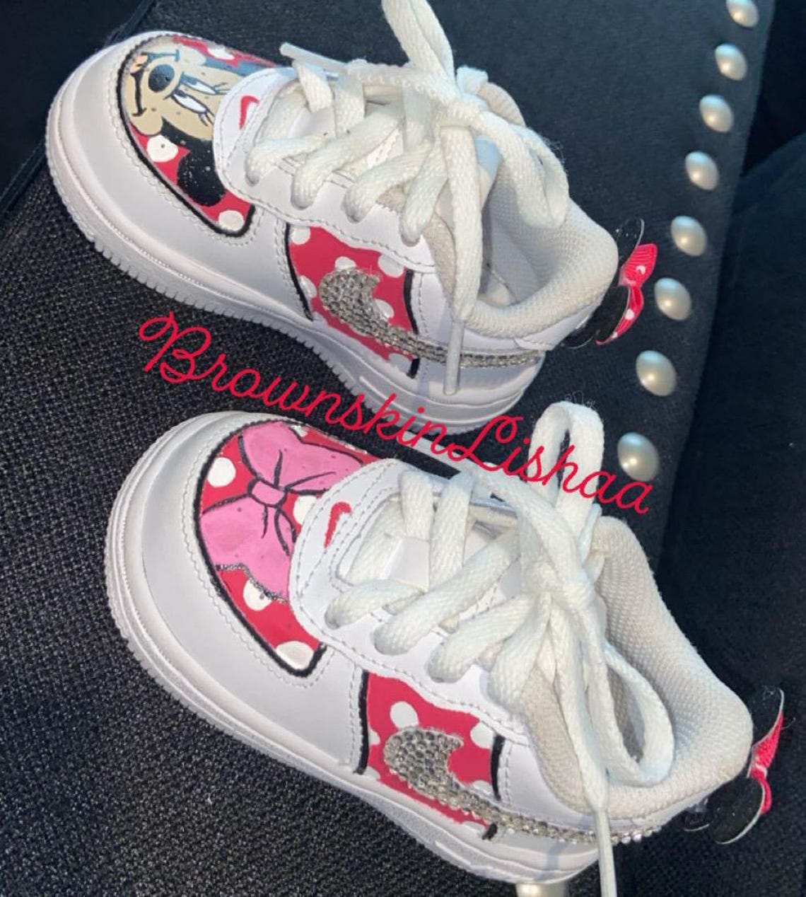Custom Minnie Mouse Air Force 1s - Etsy