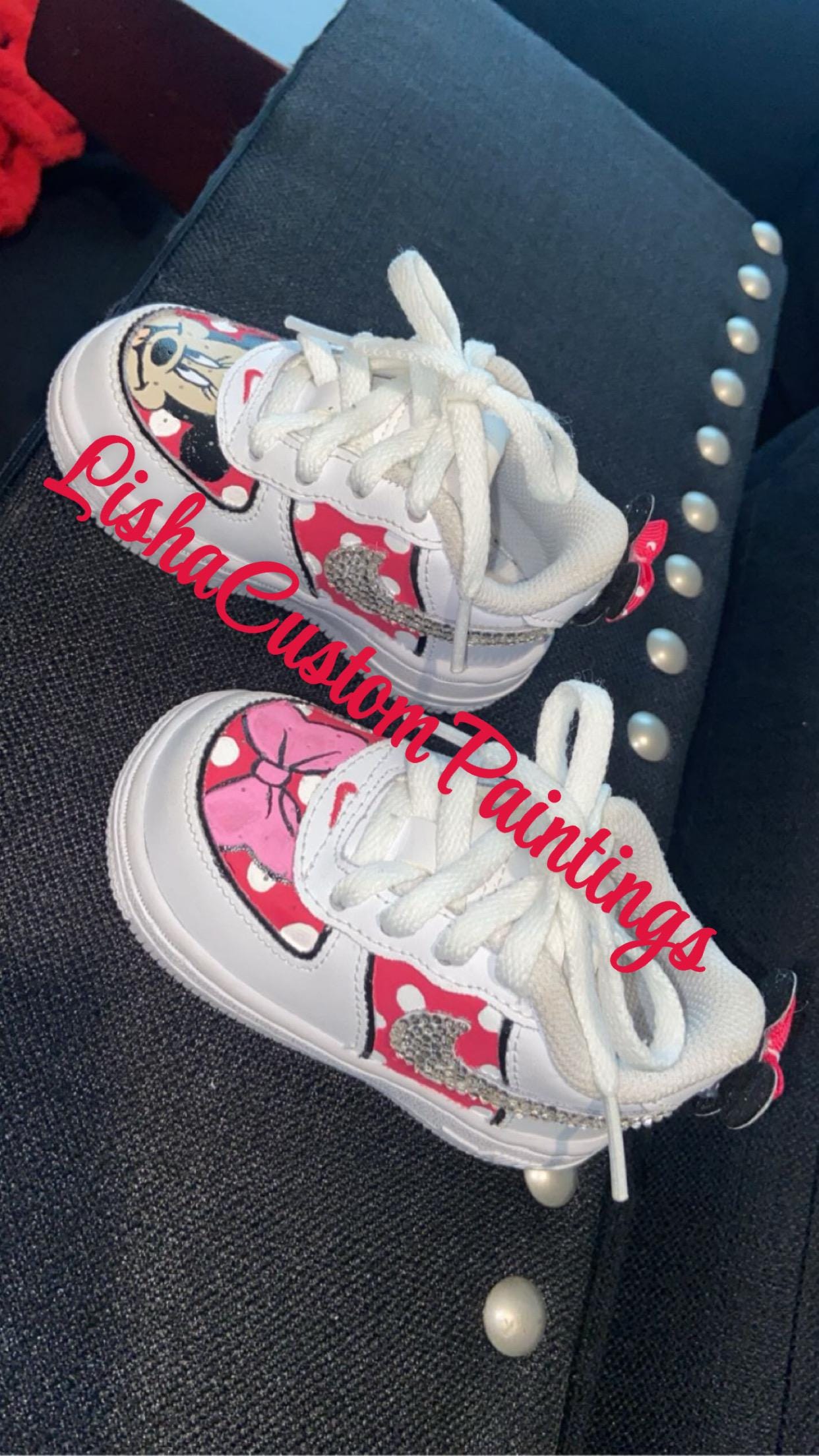 Custom Minnie Mouse Air Force 1 Shoes - Etsy
