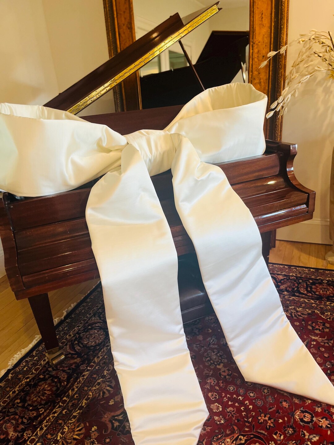 Huge Ivory Satin Bow - Etsy